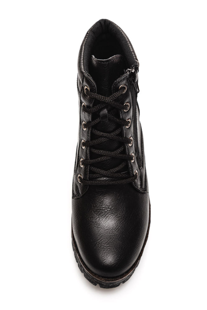 Bota Br2 Lady Coturno Feminino 11715a Preto