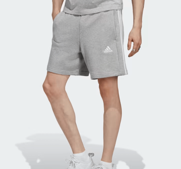 Shorts Adidas Essentials 3-Stripes Masculino Ic9437 Cinza