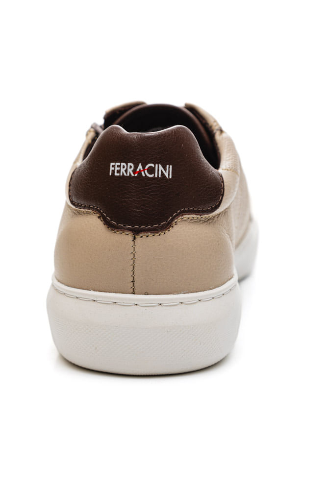 Sapatênis Ferracini Float Masculino Em Couro 7320c Cinza