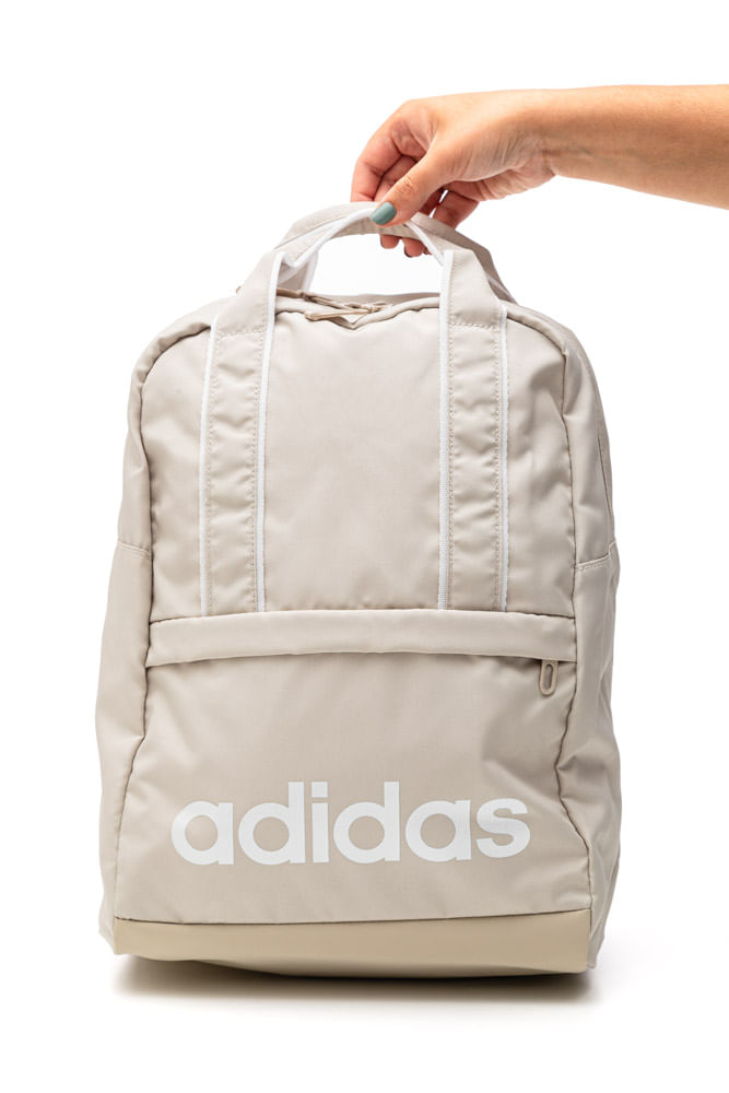 Mochila Adidas Linear Essentials Jd1792 Off-White